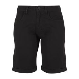 Sweatshorts Urban Classics "Urban Classics Damen Ladies Organic Cotton Bermuda Pants", Damen, Gr. 31, Normalgr&ouml;&szlig;en, schwarz, 100% Baumwolle, unifarben, loose fit, Hosen Sweatshorts