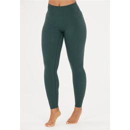 ENDURANCE ATHLECIA Trainingstights ATHLECIA "Luxe", Damen, Gr. 36, EURO-Gr&ouml;&szlig;en, gr&uuml;n (tannengr&uuml;n), 80% Polyamid, 20% Elasthan, unifarben, Hosen, mit Kompressionswirkung