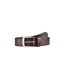 Lederg&uuml;rtel Lerros "G&uuml;rtel 'BUD'", Herren, Gr. 120, braun (schwarz braun), Leder, G&uuml;rtel Lederg&uuml;rtel