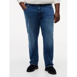 Tommy Hilfiger Big & Tall Gerade Jeans "REGULAR MADISON", Herren, Gr. 46, L&auml;nge 30, cobalt blau, Denim/Jeans, Obermaterial: 99% Baumwolle, 1% Elasthan, TOMMY HILFIGER BIG & TALL, unifarben, regular fit lang, Jeans, Regular fit, Gro&szlig;e Gr&ouml;&szlig;en