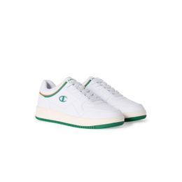 Sneaker Champion "RD18 LOW", Herren, Gr. 46, wht, foli, onh, Synthetik, Schuhe Sneaker, mit Gummilaufsohle, leicht profiliertes Laufsohlenprofil