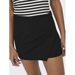 Jacqueline de Yong Shorts JDY "JDYGEGGO SKORTS JRS NOOS", Damen, Gr. L (40), N-Gr, schwarz, Web, Obermaterial: 95% Polyester, 5% Elasthan, unifarben, regular fit kurz, Hosen Shorts
