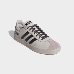 Herren Sneaker "AUDI F1 TEAM VL COURT", adidas Performance, Gr. 40chalk pearl, utility schwarz, hi, res rot, Leder, Synthetik, Schuhe, AUDI F1