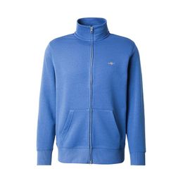 Gant Zip-Up Hoodie male Blue size M
