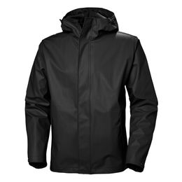 Helly Hansen Herren Regenjacke "MOSS JACKET"schwarz, Gr. L, Obermaterial: 100% Polyurethan, Jacken, winddicht, mit Helox+-Gewebetechnologie, mit