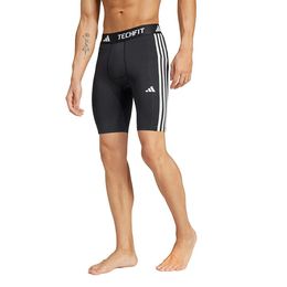 Adidas TechFit 3 Stripes Short Tight Herren
