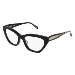 Roberto Cavalli Just Cavalli VJC184 Brille Damen | Fassung: Vollrand, Cat Eye, Schwarz Gl&auml;nzend