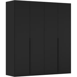 Kleiderschrank "Schrank Garderobe Ankleide Schlafzimmer Flur SERINA Eyecatcher", schwarz, B:201cm H:223cm T:61cm, Holzwerkstoff, LeGer Home by Lena Gercke, Schr&auml;nke, Kleiderschrank, in 6 Breiten, 3 Ausf&uuml;hrungen und mit Front Glas oder Dekor MADE IN GERMANY