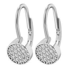 Adelia&acute;s ADELIA ́S Damen Paar Ohrh&auml;nger "Damen Ohrh&auml;nger aus 925 Sterling Silber und Zirkonia &Oslash; 16 mm", Damen, Silber 925 (Sterlingsilber)silber, Silber 925
