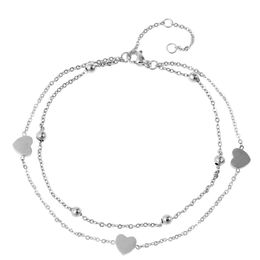 Adelia&acute;s ADELIA ́S Damen Armband "Damen Armband &ndash; Herz aus Edelstahl 22,5 cm", 22cm, Edelstahlsilber, Edelstahl, Armb&auml;nder, Perfekt als Geschenk f&uuml;r besondere