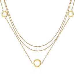 Edelstahlkette AILORIA "Halskette ANNABELLE", Damen, gold, Halsketten Edelstahlkette