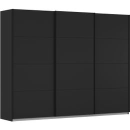 Schwebet&uuml;renschrank OTTO HOME, B:271cm H:210cm T:62cmschwarz, griffleisten schwarz, Holzwerkstoff, Schr&auml;nke, "Kleiderschrank Schrank Garderobe AGORDO