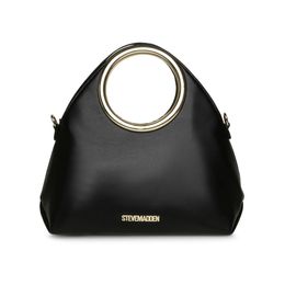 Steve Madden Damen Henkeltasche "Steve Madden Taschen Lederimitat"schwarz, Lederimitat, Taschen
