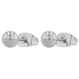 Adelia&acute;s ADELIA ́S Damen Paar Ohrh&auml;nger "Unisex Ohrringe &ndash; Ohrstecker aus Edelstahl"silber, Edelstahl, Ohrringe, Ideal zum Verschenken &ndash; schlicht und stilvoll