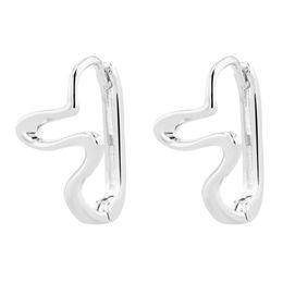 Adelia&acute;s ADELIA ́S Damen Klappcreolen "Damen Ohrringe &ndash; Klappcreole aus 925 Silber"silber, Silber 925 (Sterlingsilber), Ohrringe, Ideal zum Verschenken &ndash;