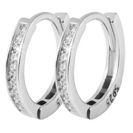 Adelia&acute;s ADELIA ́S Damen Klappcreolen "Damen Ohrringe &ndash; Klappcreole aus 925 Silber mit Zirkonia"silber, Silber 925 (Sterlingsilber), Ohrringe, Ein kleines