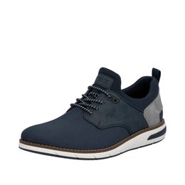 Rieker Herren Slip-On Sneaker, Gr. 45navy, grau, Lederimitat, Textil, Schuhe, Schlupfschuh, Freizeitsneaker, Halbschuh mit Gummizug