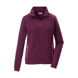 Funktionsjacke Killtec "KOS 21 WMN JCKT", Damen, Gr. 38, lila, Obermaterial: 100% Polyester;Obermaterial 2: 40% Viskose, 55% Polyester, 5% Elasthan;Futter: 40% Viskose, 55% Polyester, 5% Elasthan;F&uuml;llung: 100% Polyester, Jacken Funktionsjacke, Leichte, wasserabweisende Damenjacke mit Teflon EcoElite&trade;
