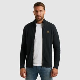 PME-Legend Cardigan PME LEGEND, Herren, Gr. L, carbon, Strick, Obermaterial: 100% Baumwolle, normal normal, Strickjacken, mit seitlichen Eingrifftaschen