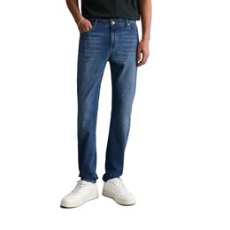 Marc O'Polo Herren Skinny-fit-Jeans "aus Bio-Baumwoll-Mix"medium blau, Gr. 31, MARC O'POLO DENIM, unifarben, Obermaterial: 95% Baumwolle, 4% Polyester, 1%