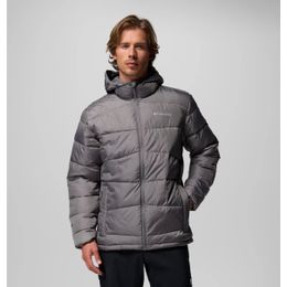 Winterjacke Columbia "Fivemile Butte II Hooded Jacket", Herren, Gr. XL, city grau, Web, Obermaterial: 100% Polyester. Wattierung: 100% Polyester, normal, Jacken Winterjacke