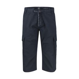Cargobermudas Lerros "Lang-Bermuda mit Cargotaschen, grosse Gr&ouml;&szlig;en", Herren, Gr. 42, blau night, 100% Baumwolle, Hosen