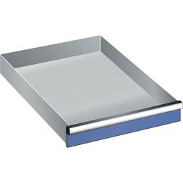 LISTA Schublade, f&uuml;r Schrank-BxT 564 x 572 mm, Traglast 200 kg, Fronth&ouml;he 75 mm, enzianblau