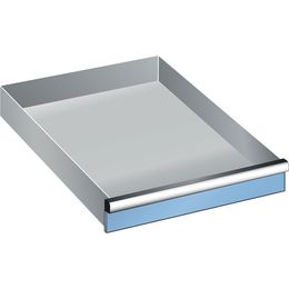 LISTA Schublade, f&uuml;r Schrank-BxT 564 x 725 mm, Traglast 75 kg, Fronth&ouml;he 75 mm, lichtblau