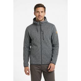 Fleecejacke Icepeak "MANAWA", Herren, Gr. 3XL, lead, grau, Obermaterial: 100% Polyester, Jacken Fleecejacke