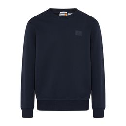 Sweatshirt Timberland "Silicon Badge (LB) Crew Neck", Herren, Gr. L, schwarz sapphire, Obermaterial: 100% Baumwolle, Sweatshirts Sweatshirt, sportlicher Stil, bequemer Schnitt, f&uuml;r Erwachsene