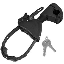 Eufab Strap-Rahmenhalter, kurz, schwarz