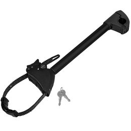 Eufab Strap-Rahmenhalter, lang, schwarz
