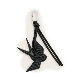 AllSaints Key Ring 'SWALLOW' female Black size One Size