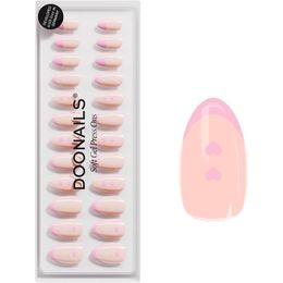 Doonails K&uuml;nstliche N&auml;gel, Soft Gel Press Ons Flirty French