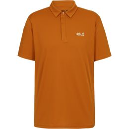 Jack Wolfskin DELGAMI Poloshirt Herren - Gr&ouml;&szlig;e S - braun