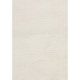 Outdoorteppich 'Balance Flow 225' creme 80 x 150 cm