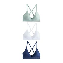 next Bra female Blue, Green, White size 8