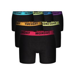 Happy Shorts Herren Retroshorts Monday Sunday 7er Pack