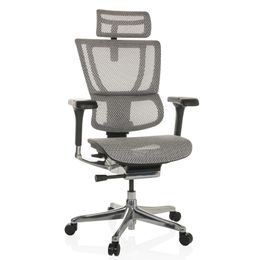 hjh OFFICE Luxus Chefsessel ERGOHUMAN SLIM GEN2 Netzstoff mit Armlehnen (h&ouml;henverstellbar)