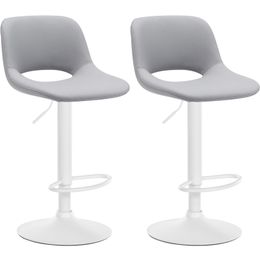 CLP 2er Set Barhocker Camden I Kunstleder-Bezug
