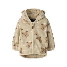 name it Fleece Jacket 'NBNMEEKO' kids Beige size 80
