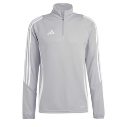 adidas Performance Sportsweatshirt 'Tiro 24' Herren Gr&ouml;&szlig;e XL hellgrau / wei&szlig;