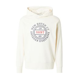 Gant Sweatshirt Herren Gr&ouml;&szlig;e S creme / navy / rot