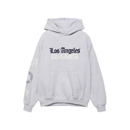 Pull&Bear Pull&bear Sweatshirt 'NFL Los Angeles' Herren Gr&ouml;&szlig;e XL graumeliert / schwarz / wei&szlig;