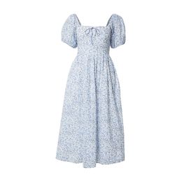 Abercrombie & Fitch Abercrombie & Fitch Kleid 'EMERSON 2.0' Damen Gr&ouml;&szlig;e 40 taubenblau / himmelblau / wei&szlig;