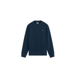 Scalpers Pullover 'Fade Contrast' Herren Gr&ouml;&szlig;e XL blau / wei&szlig;