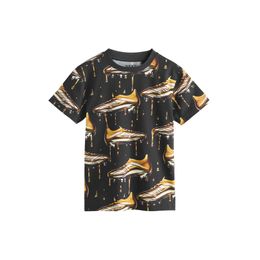 next T-Shirt Jungen Gr&ouml;&szlig;e 116 gold / schwarz