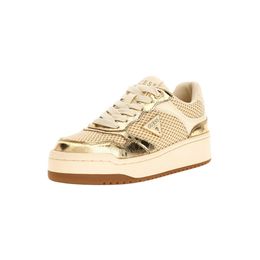 Guess Sneaker 'Miram' Damen Gr&ouml;&szlig;e 37 beige / gold
