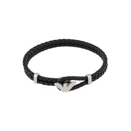 Emporio Armani Armband Herren Gr&ouml;&szlig;e One Size schwarz / silber