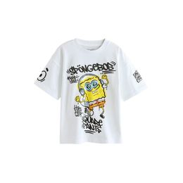 next T-Shirt 'Spongebob' Jungen Gr&ouml;&szlig;e 116 aqua / gelb / schwarz / wei&szlig;